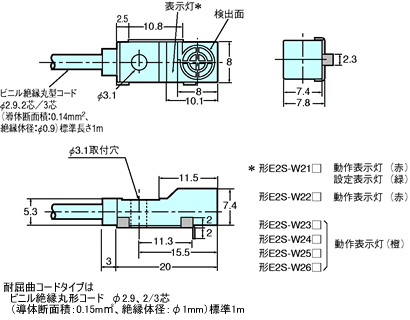 E2S-W23 1M | OMRON Industrial Automation