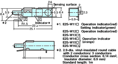 E2S-W11 1M | OMRON Industrial Automation