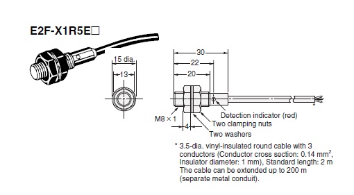 E2F-X1R5E1 2M | OMRON Industrial Automation